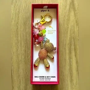 Piper K | Accessories | Nib Piper K Sparkly Bear Holding Balloons ...
